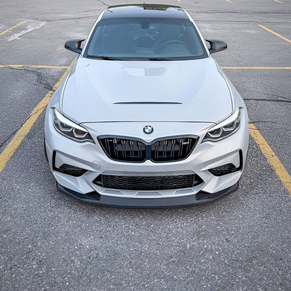 BMW M2 Competition (F87) Carbon Fibre GTS Front Splitter – Carbon Noire