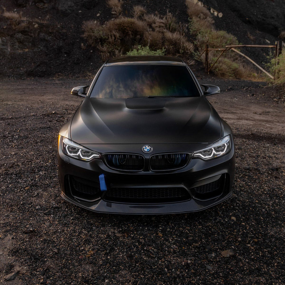 Ikon Style LCI Headlights for BMW M3 & M4 (F80/F82/F83) | Carbon Noire