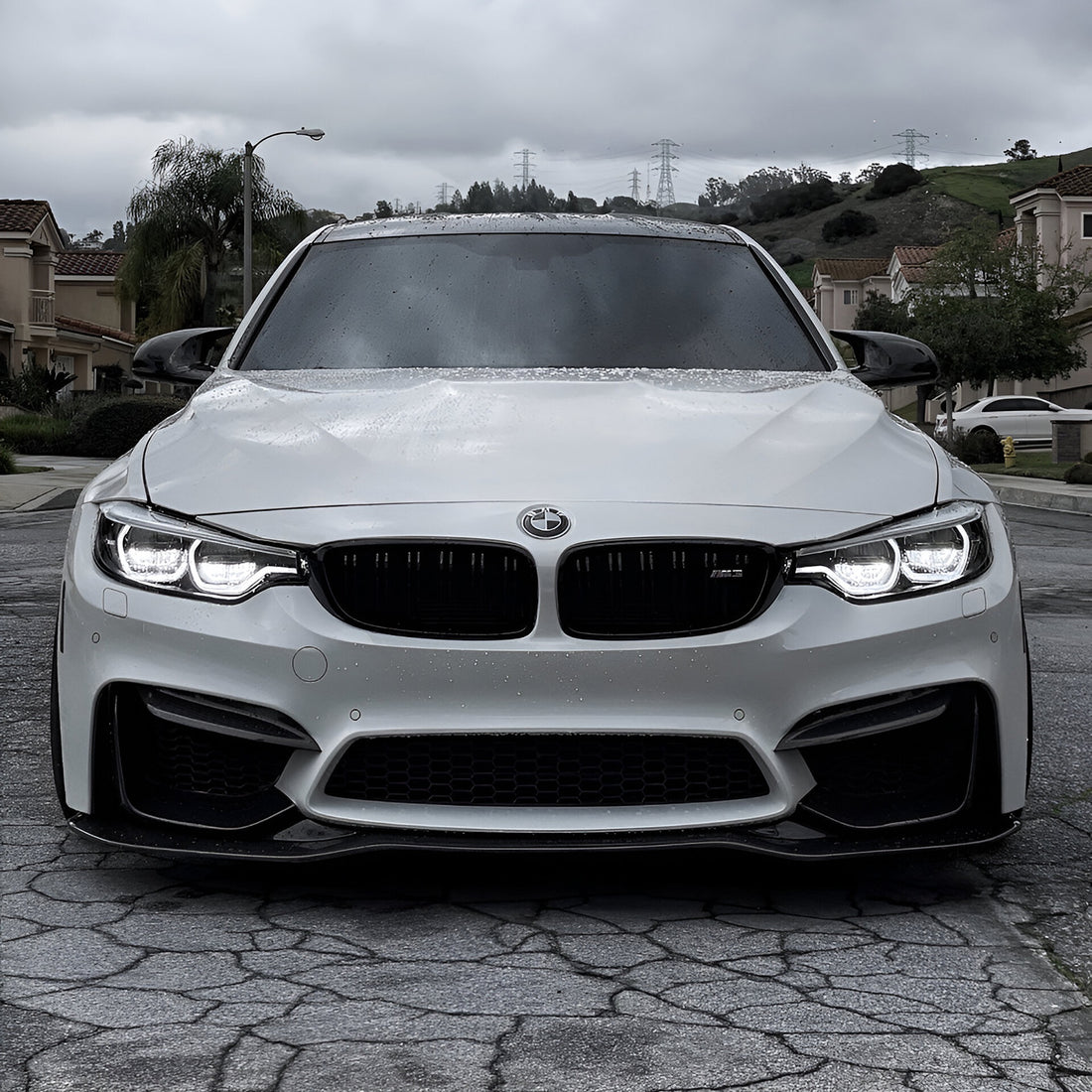 Ikon Style LCI Headlights for BMW M3 & M4 (F80/F82/F83) | Carbon Noire