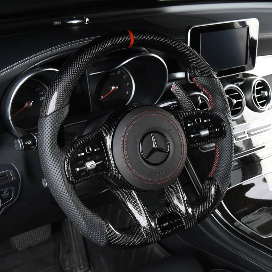 Mercedes AMG 2018 Style Carbon Fibre Steering Wheel